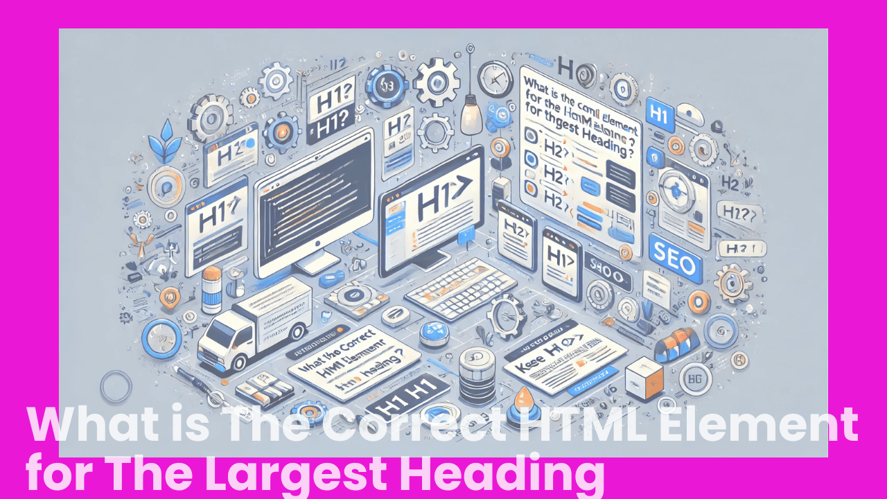 What is The Correct HTML Element for The Largest Heading