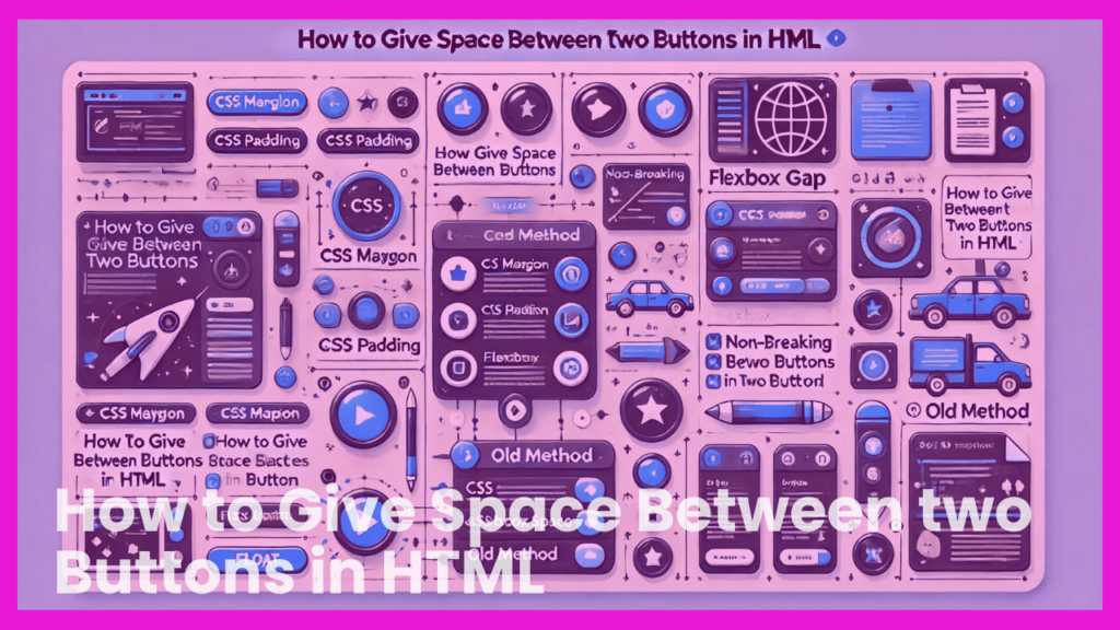 How to Give Space Between Two Buttons in HTML? Fix It 2025!
